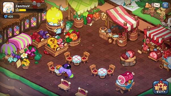 “아직도 대충 사니?” 엣지 있는 배치...'쿠키런: 킹덤' 왕국 데코 따라하기